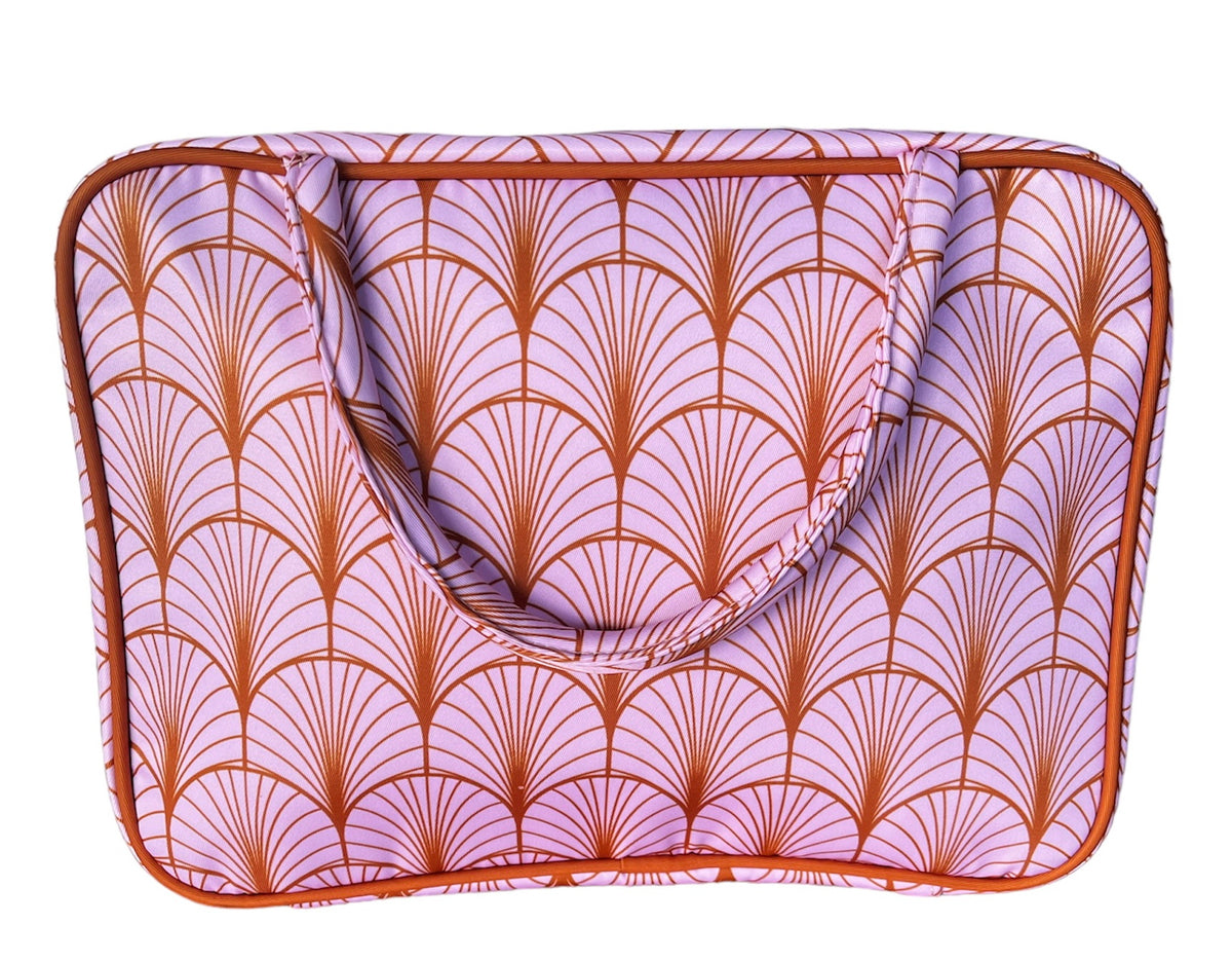 TOILET BAG WOMENS - FAN - VANITY WITH HANDLES | Mondo Limited