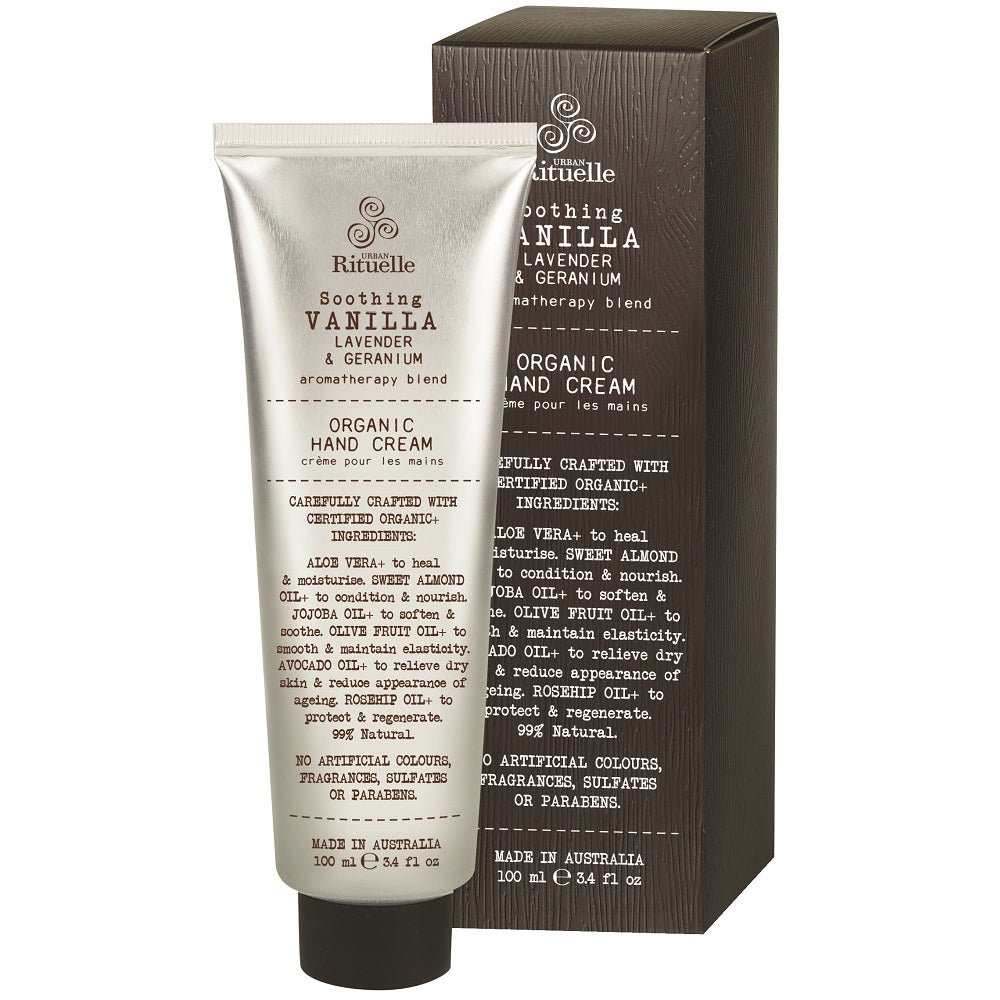 FLOURISH ORGANICS VANILLA HAND CREAM 100ML | Mondo Limited